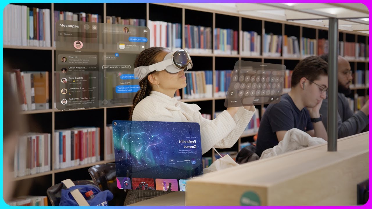 A Day in the Life of a Student with the Apple Vision Pro - YouTube