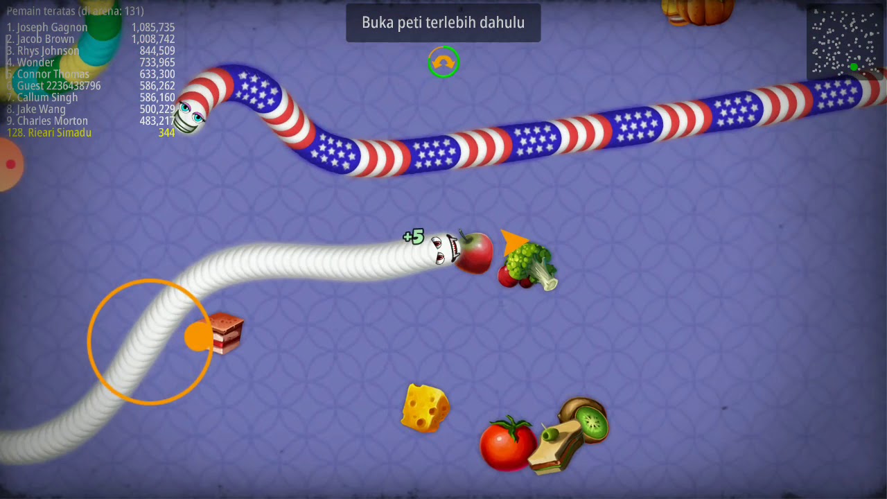 game cacing. cara cepat besar panjang dan bunuh lawan dengan mudah ...