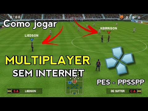 HOW TO PLAY PPSSPP PES MULTIPLAYER OFFLINE (WITHOUT INTERNET) PLAY WITH YOUR FRIENDS!