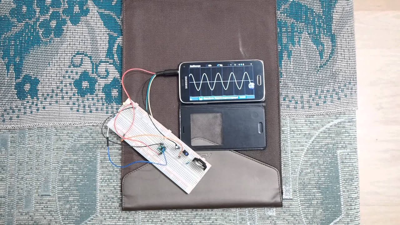 Oscilloscope and optical sensor fun - YouTube