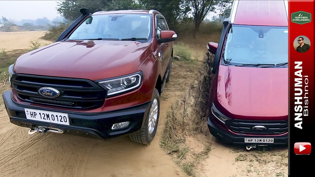 Custom Off-road bumper on Ford Endeavour: Checking approach and ...