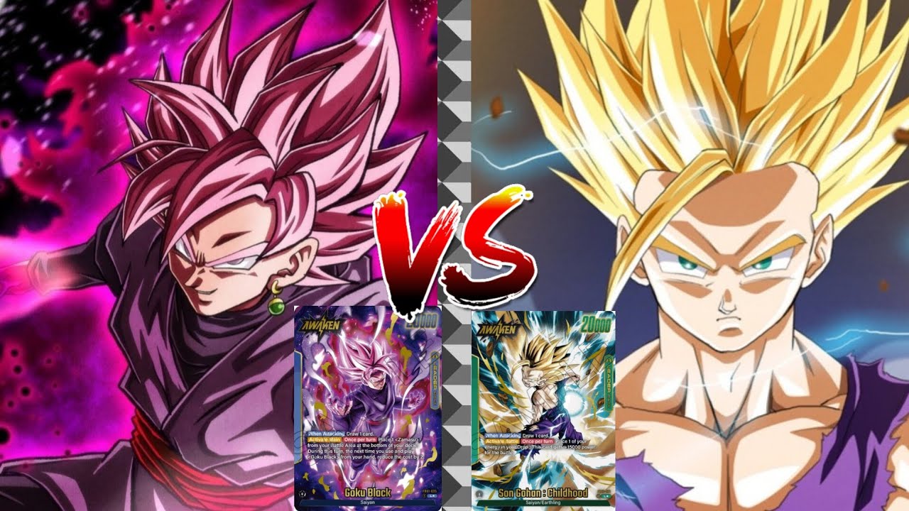 GOKU BLACK VS TEEN GOHAN! DRAGON BALL FUSION WORLD CELEBRATION ...
