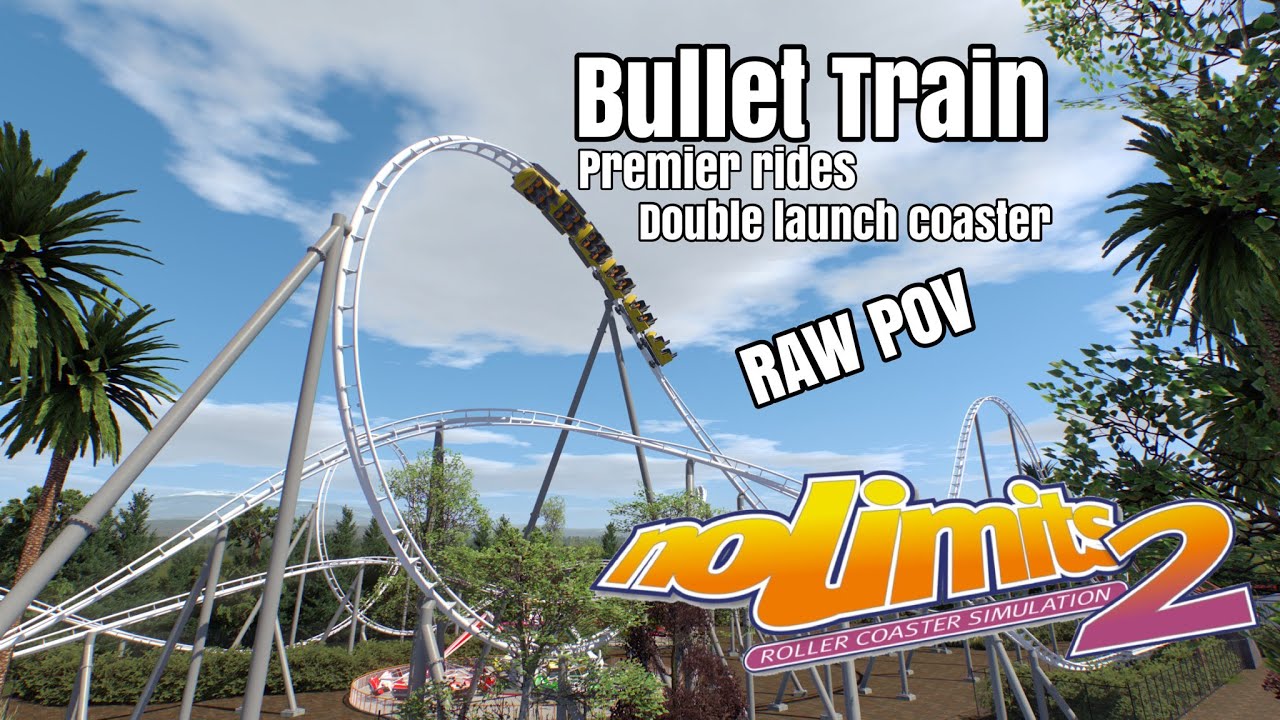 Bullet Train - Premier Rides - Double Launch Coaster - RAW POV ...