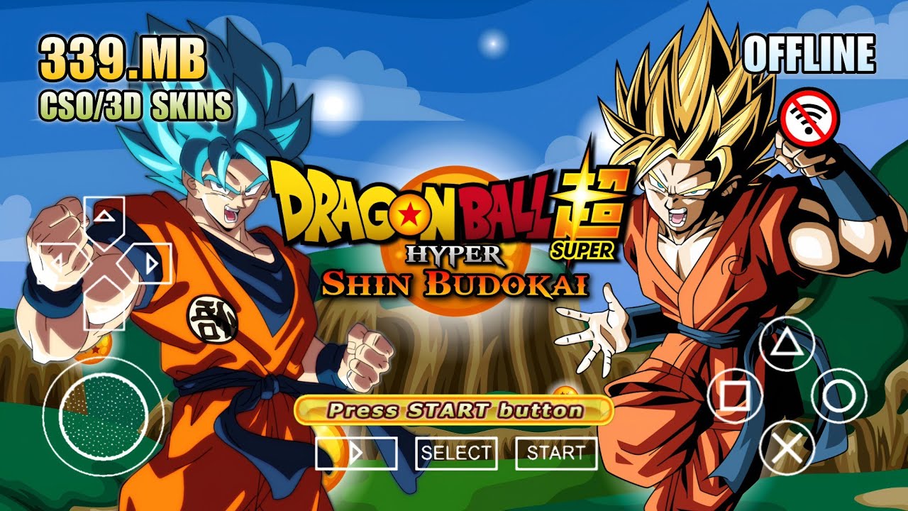 DRAGON BALL SUPER SHIN BUDOKAI HYPER PPSSPP ISO MOD for DBZ: Shin Budokai 2 | Game DBZ PSP ...