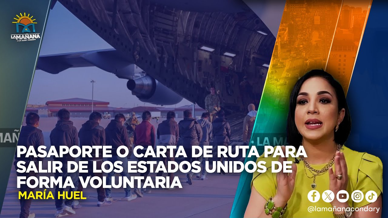 PASAPORTE O CARTA DE RUTA PARA SALIR DE LOS ESTADOS UNIDOS DE FORMA ...