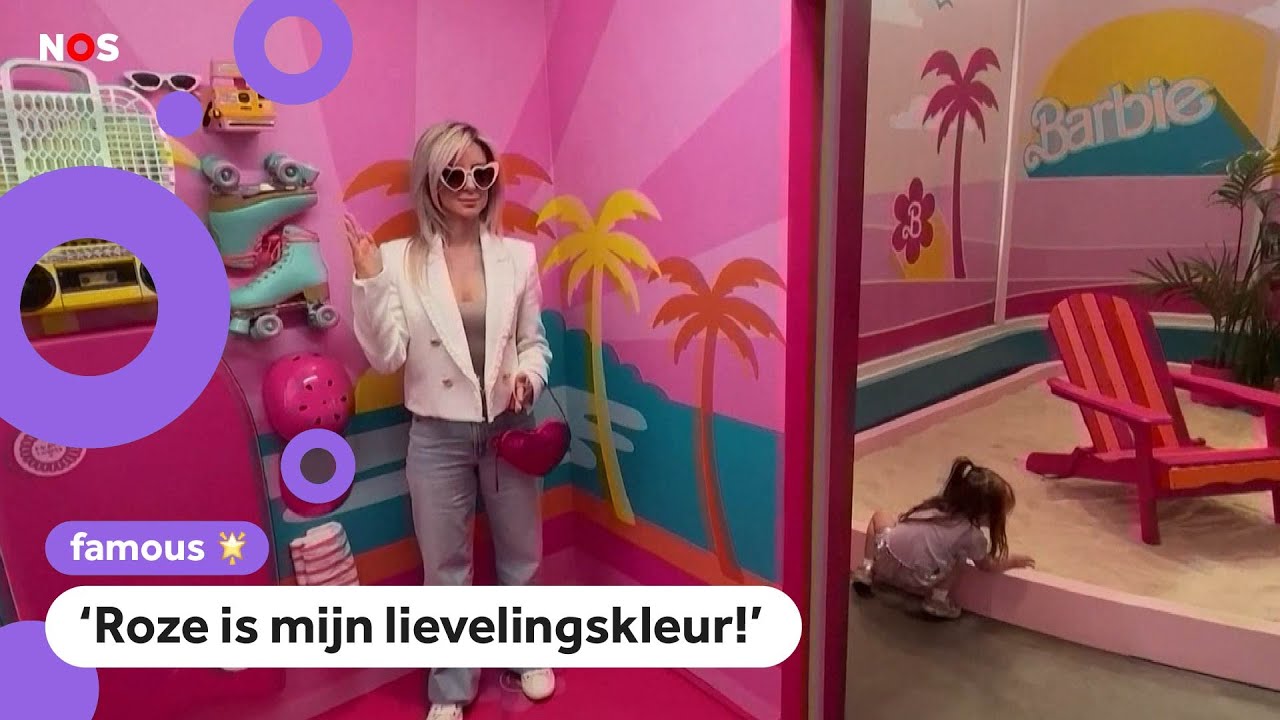 In dit Barbie-café is alles roze - YouTube