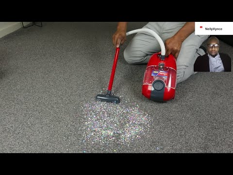 Vacuuming Star Confetti Glitter Star With Vileda Junior Vacuum Cleaner ...