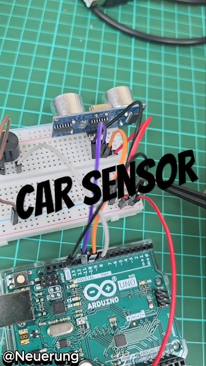 DIY Arduino Car Sensor | Obstacle Detection with Ultrasonic Sensor #shorts - YouTube