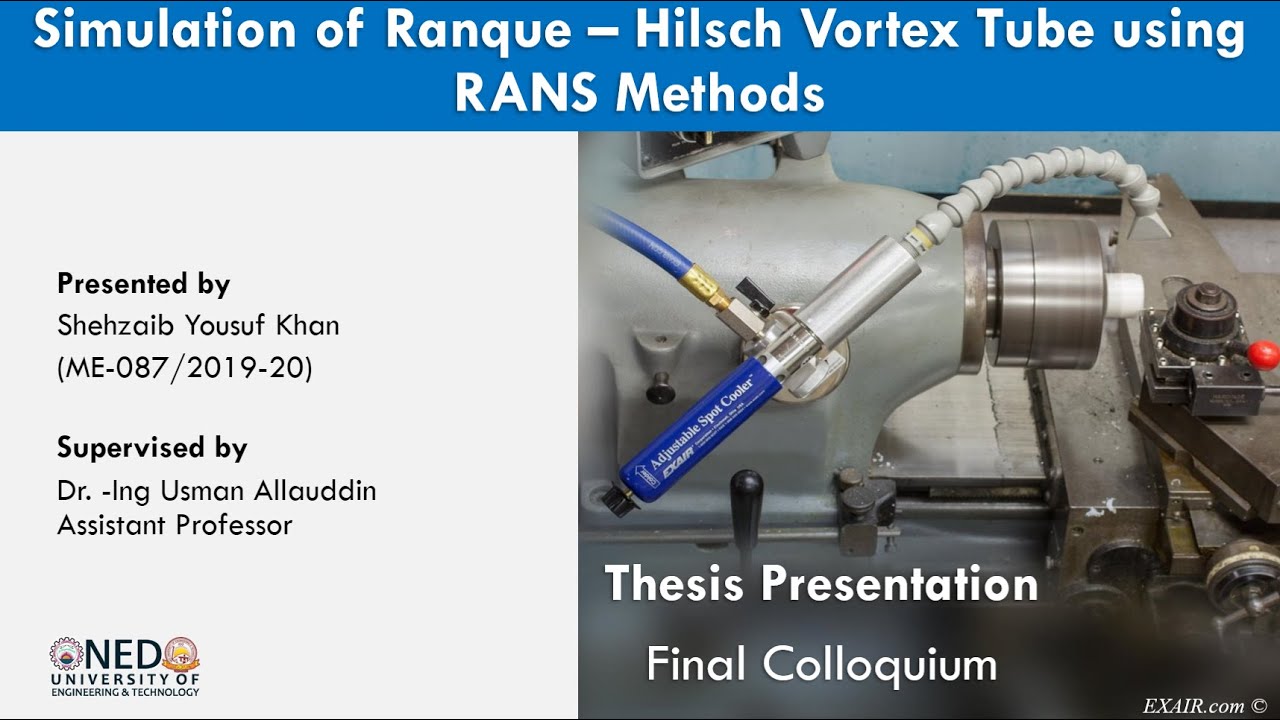 CFD Analysis of Curved Vortex Tube using RANS Equations - YouTube