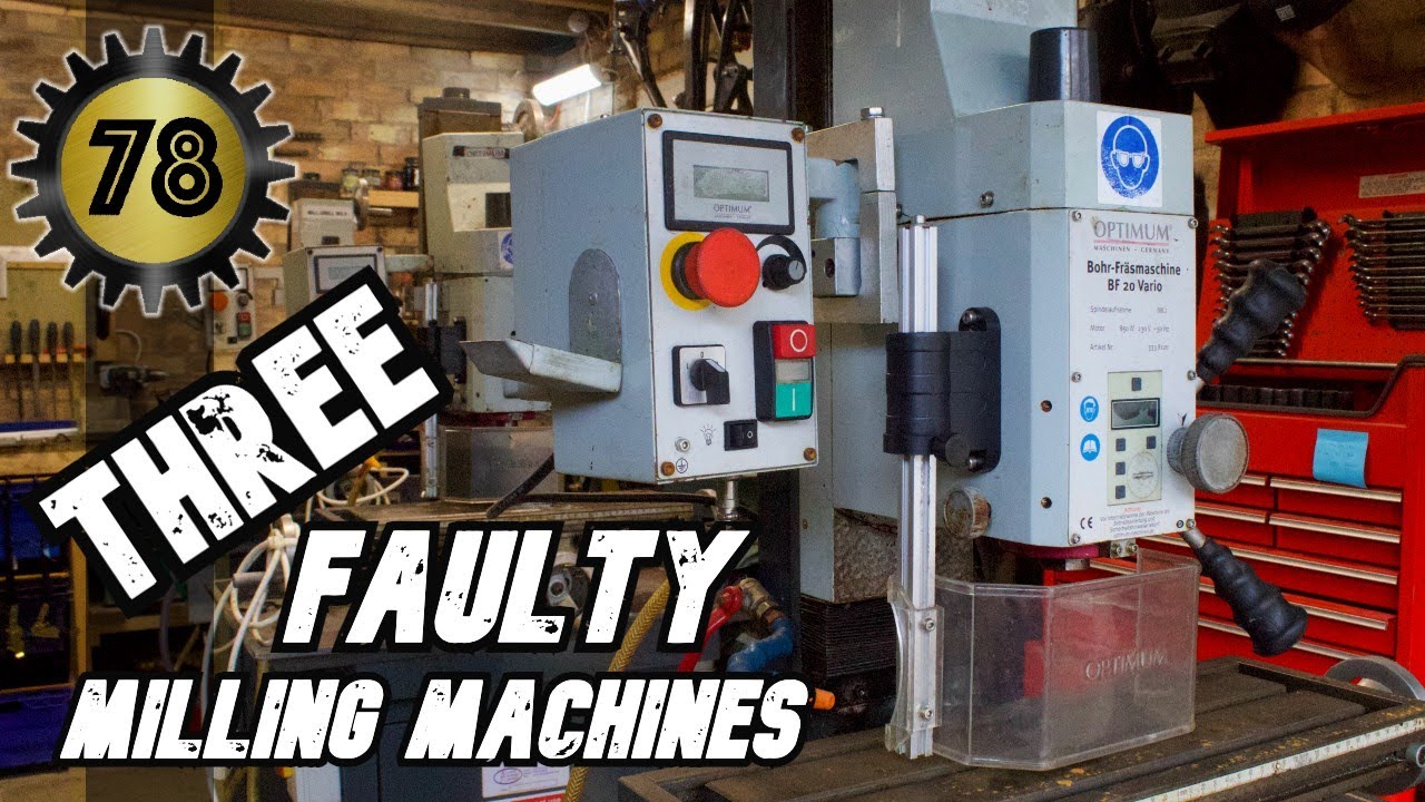 3 Broken Milling Machines Can They Be RESCUED for Profit? - YouTube