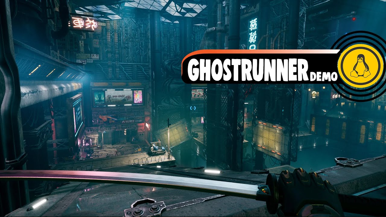 Ghostrunner Demo | Linux Gaming | Ubuntu 20.04 | Steam Play - YouTube