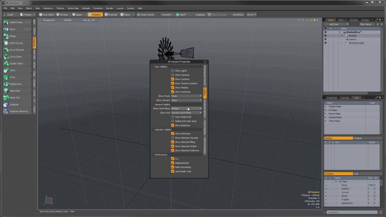 MODO 10 Quick Clip -- Faded Grid - YouTube
