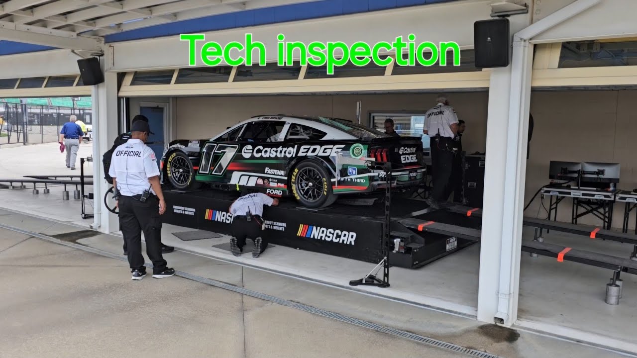 NASCAR Cup Series inspection process. - YouTube