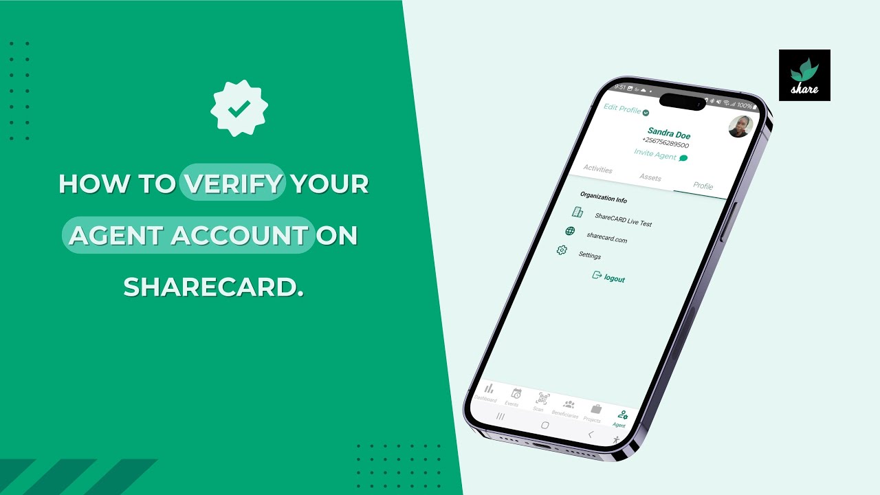 How to Verify Your Agent Account | ShareCARD - YouTube