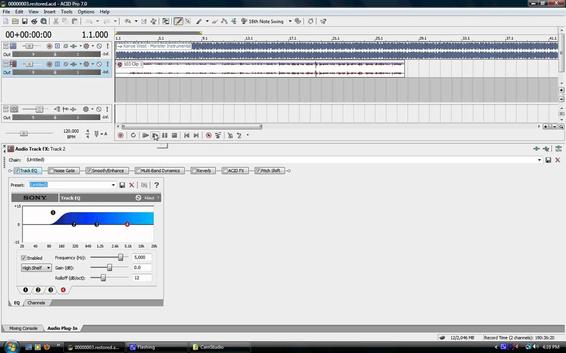 How to edit vocals in Acid Pro 7 - YouTube