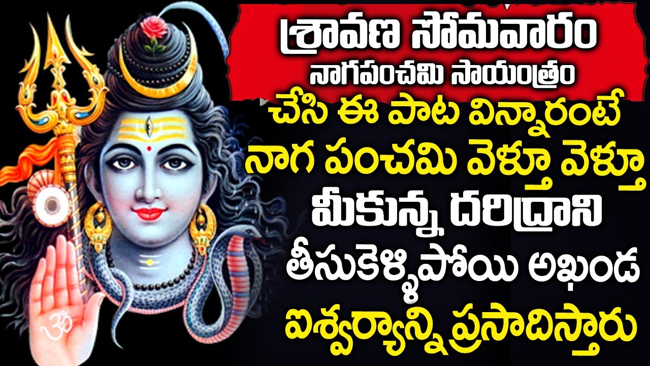సాయంత్రం ఈ పాట వింటే మీ దరిద్రాలు అన్ని తొలగిపోతాయి || Sambasiva Song ...
