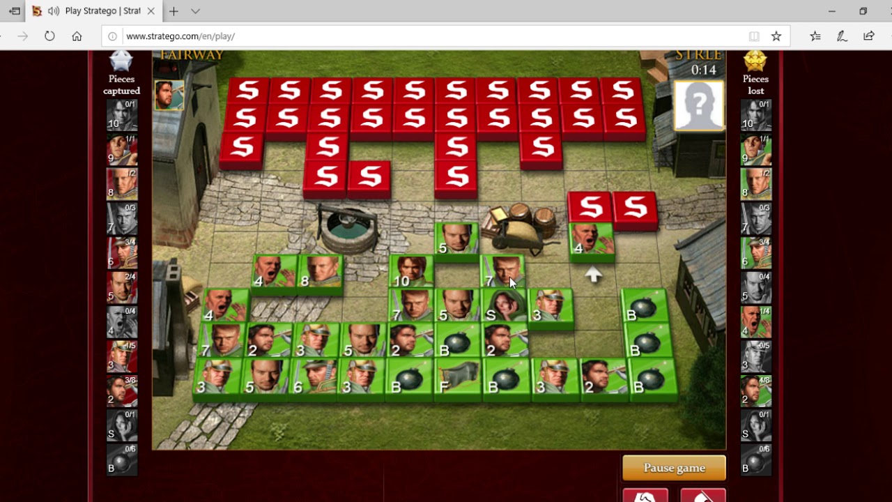 Stratego - Ranked Game #35 - YouTube