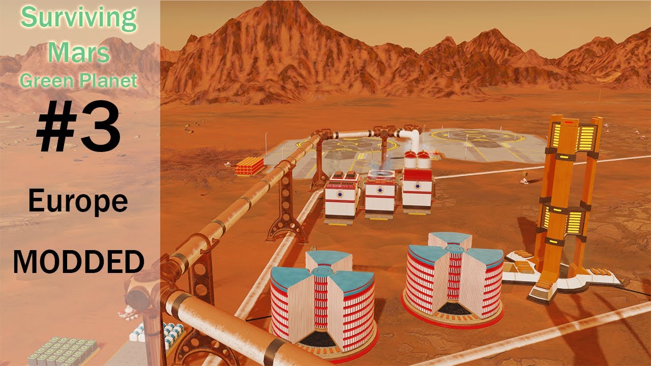 Surviving Mars With Mods - Automated Factories - YouTube