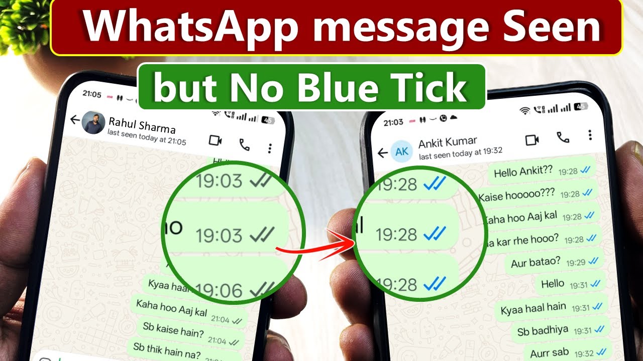 whatsapp message seen but no blue ticks | how to show whatsapp blue ...