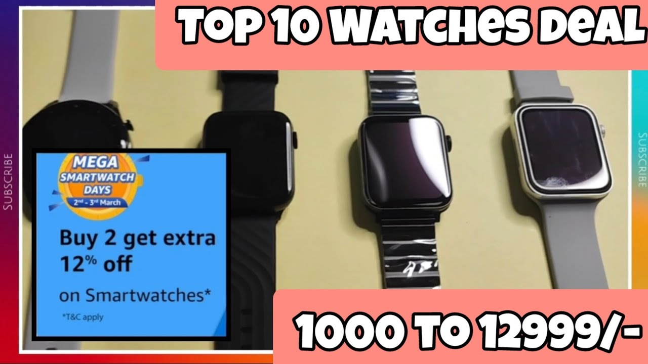 Top 10 best deals on Smartwatches | MEGA SMARTWATCH DAYS | Smartwatch ...
