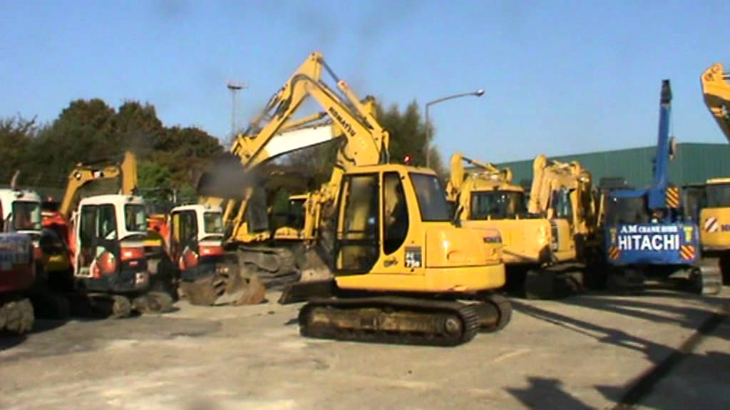 Komatsu PC75 - YouTube