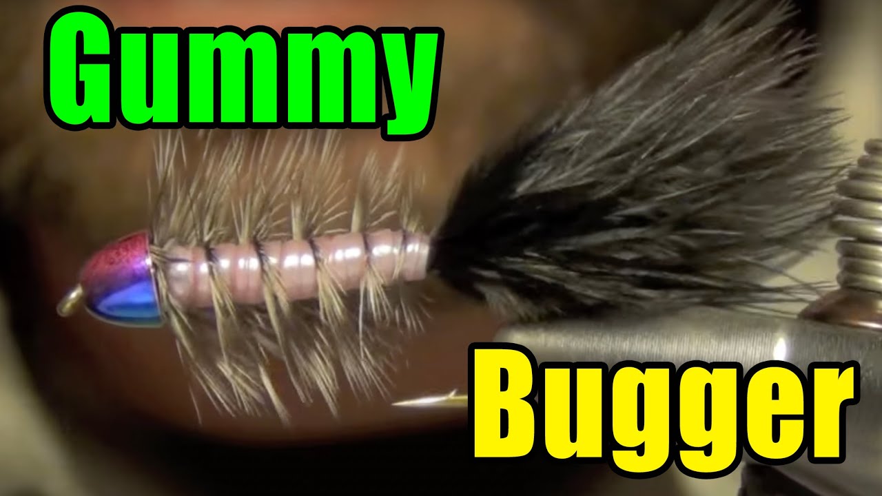Gummy Woolly Bugger Fly Tying Instructions - YouTube