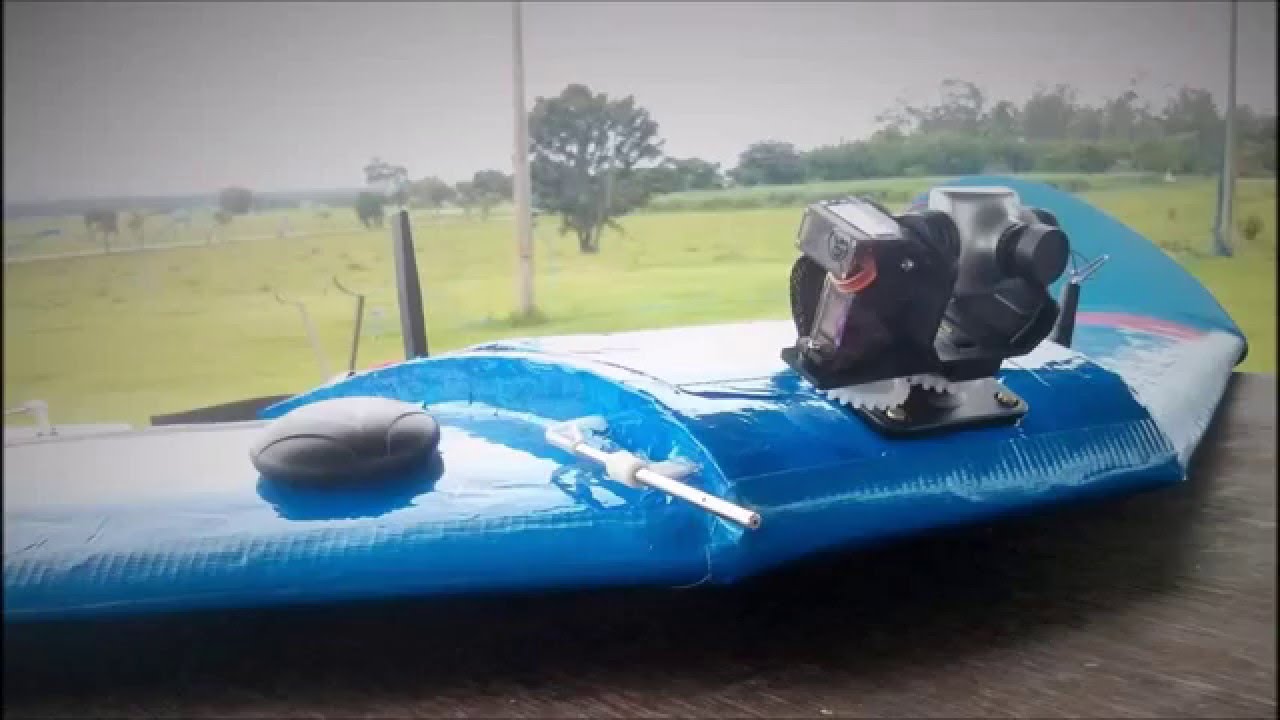 FPV Zagi wing HD rear view at Espelho das Asas - YouTube