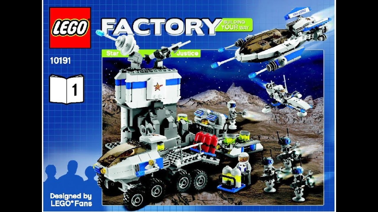 10191 Instrucciones para LEGO Justicia Estelar - YouTube