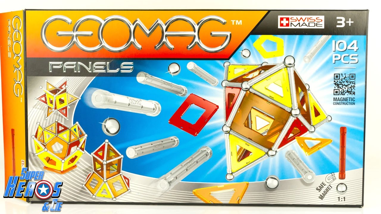 Geomag Panels Jeu de Construction Magnétique Aimants Jouet Toy Review ...