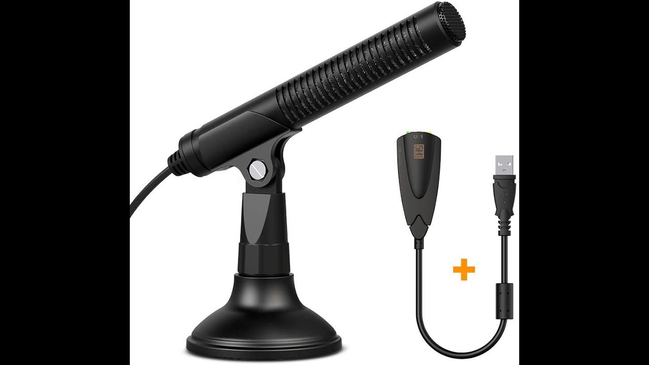 Computer Microphone PoP voice Plug, and Play Review - YouTube
