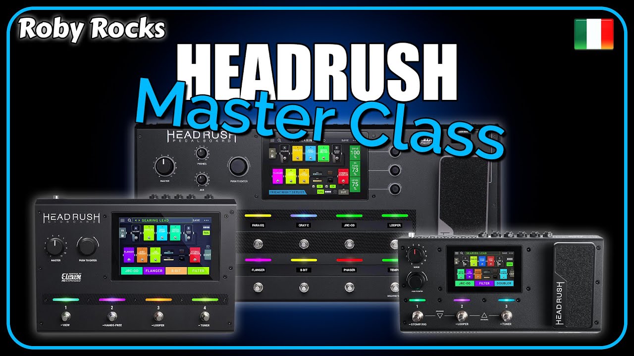 HEADRUSH MASTERCLASS #13 - Controllo MIDI e Ext Amp Control - YouTube