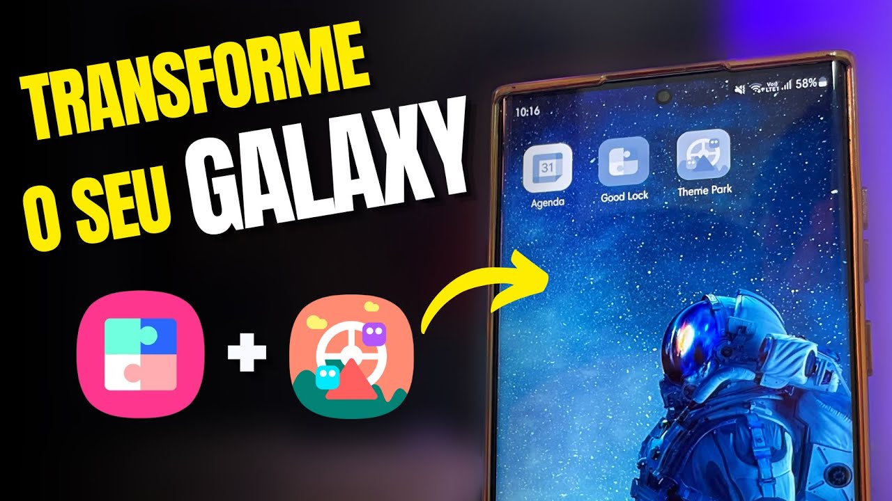 Como criar um TEMA com o GOOD LOCK |Theme Park Personalização com o ...