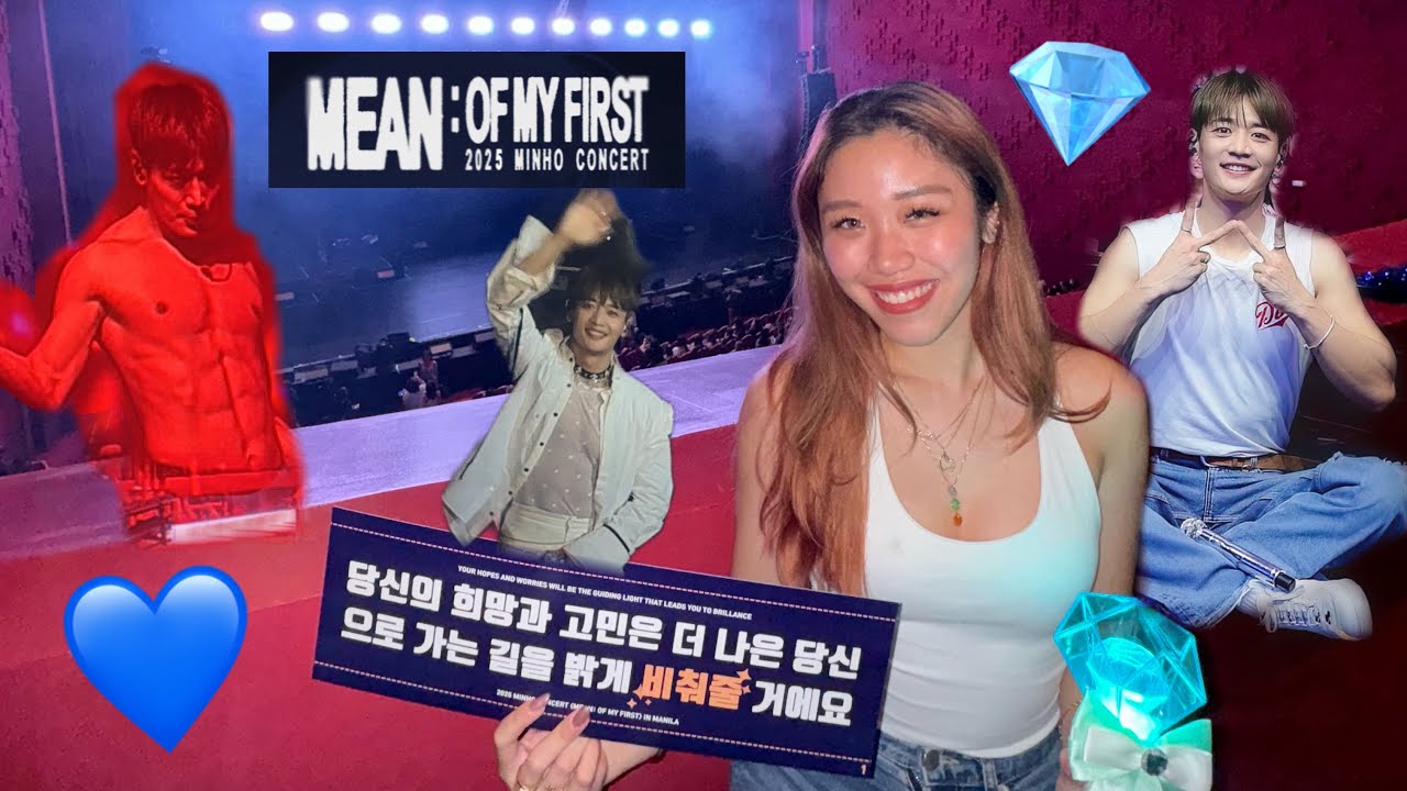 MINHO'S CONCERT IN MANILA! | Mean: of My First - YouTube