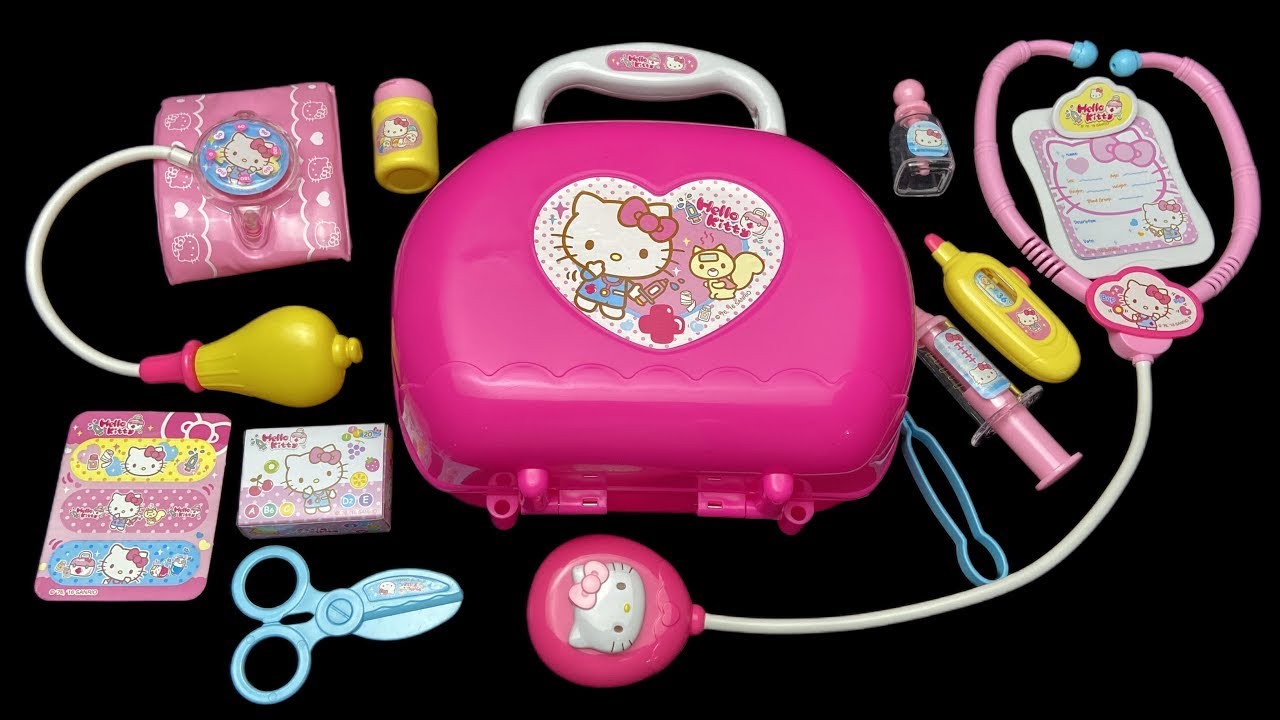 Hello Kitty Doctor Set Satisfying with Unboxing Compilation Toys ASMR ...