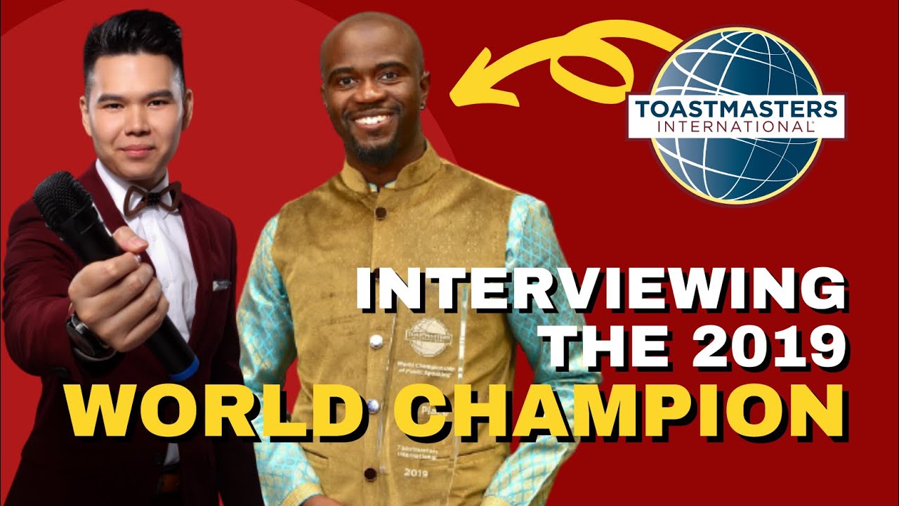 Tips from the 2019 World Champion of Public Speaking - Aaron Beverly ...