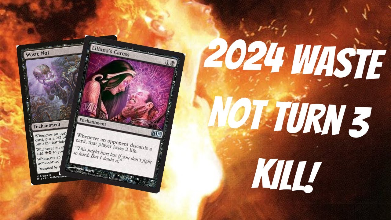 Waste Not 2024 Turn 3 Kill Modern MTG - YouTube