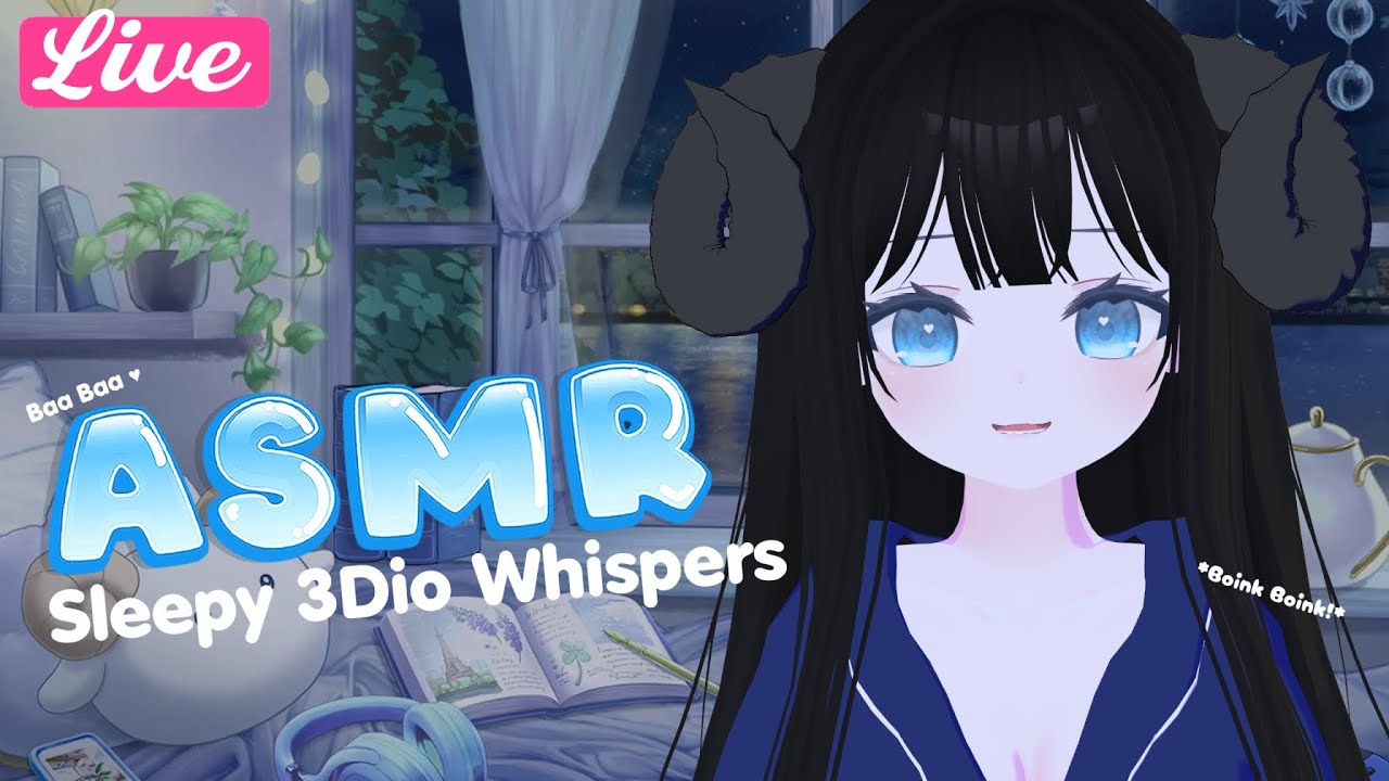 ASMR 💙 Sleepy 3Dio Whispers - YouTube