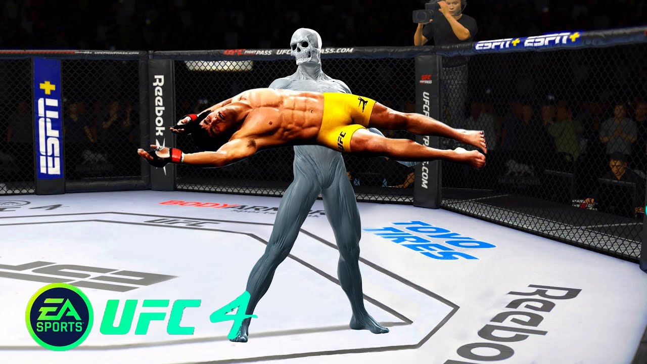 UFC4 Bruce Lee vs Evil Skeleton EA Sports UFC 4 PS5 - YouTube