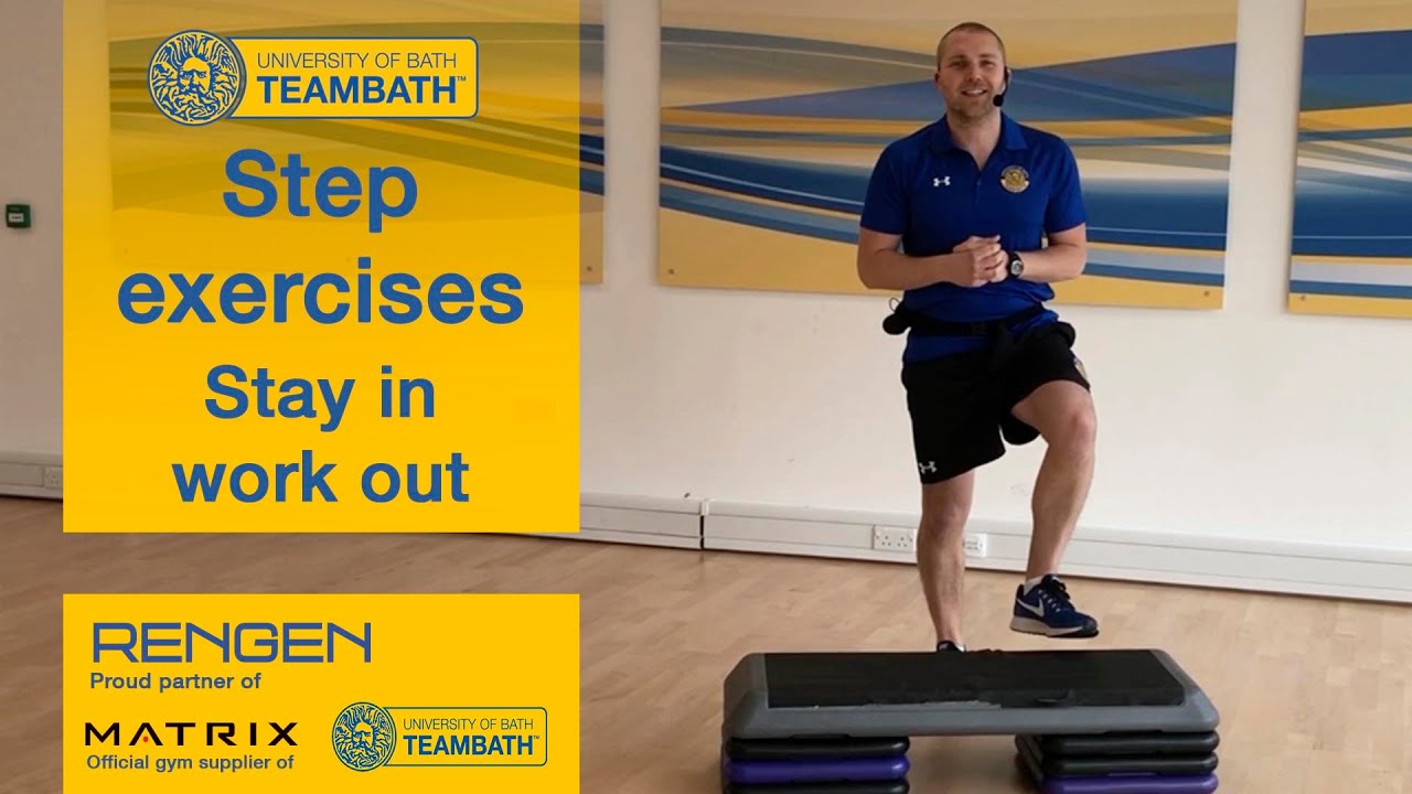 Home workouts - step exercises (part 1) - YouTube