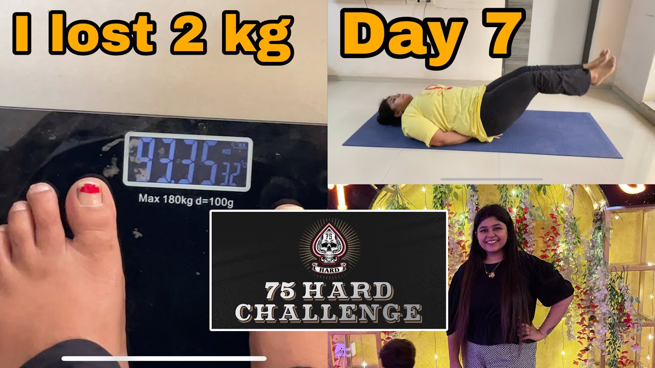 Day 7 I lost 2 kg in 7 days | 75 Hard Challenge | Sunday Dinner Date ...