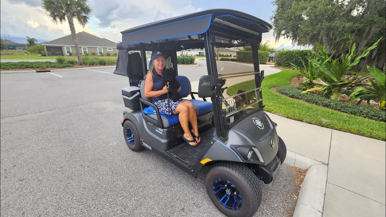 Long cart ride in The Villages, Florida. From south end to north. - YouTube
