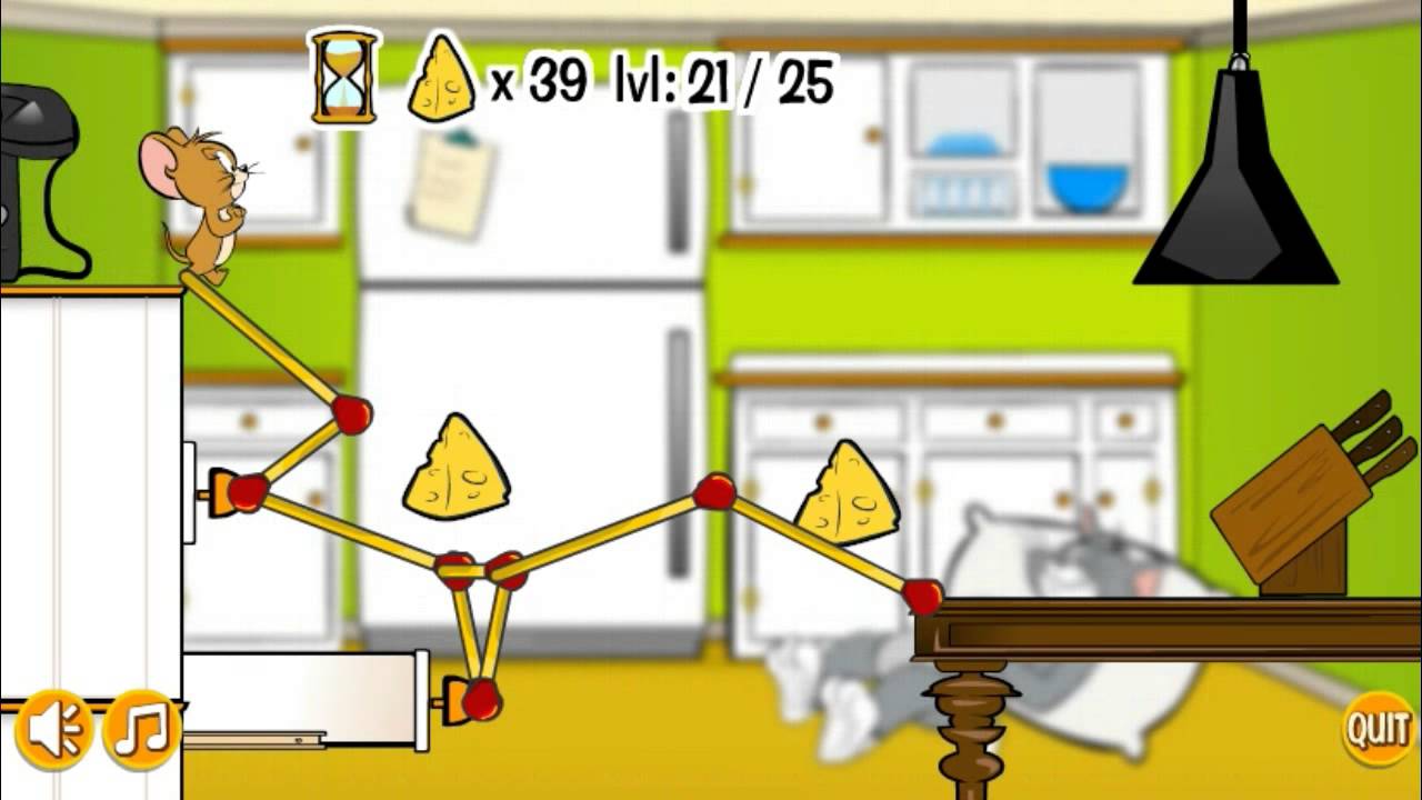 Tom and Jerry Rig A Bridge Level 21 - Gameplay Walkthrough - YouTube