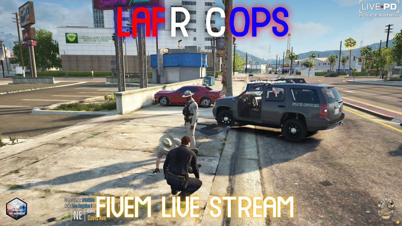 Los Angeles First Responders - (FIVEM) Live Stream (LAPD ) - YouTube
