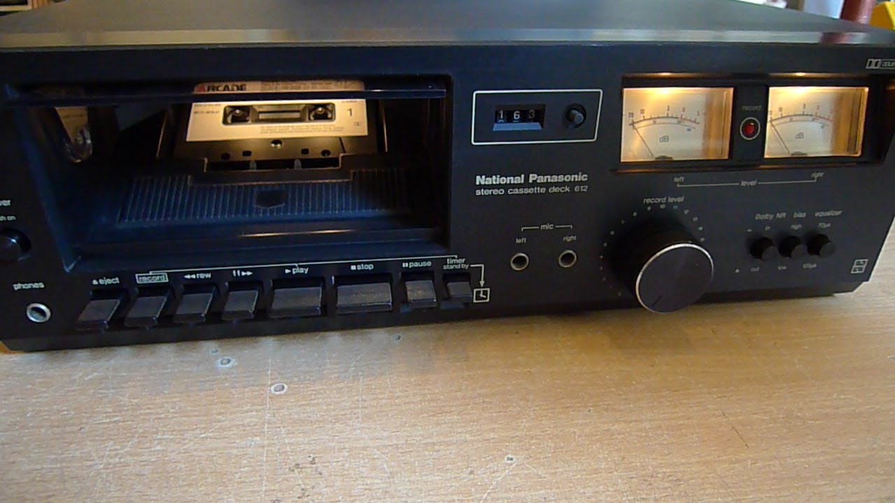 National Panasonic - Stereo Cassette Deck - RS-612US (10 Apr 1978 ...