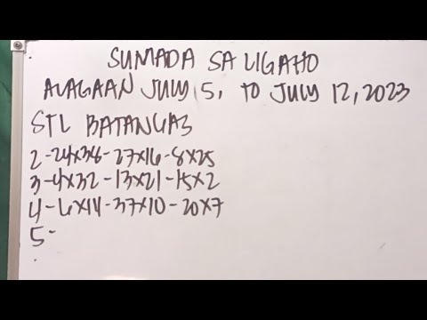 STL BATANGAS SUMADA SA LIGAHO UPDATE ALAGAAN JULY 5, TO JULY 12, 2023 ...