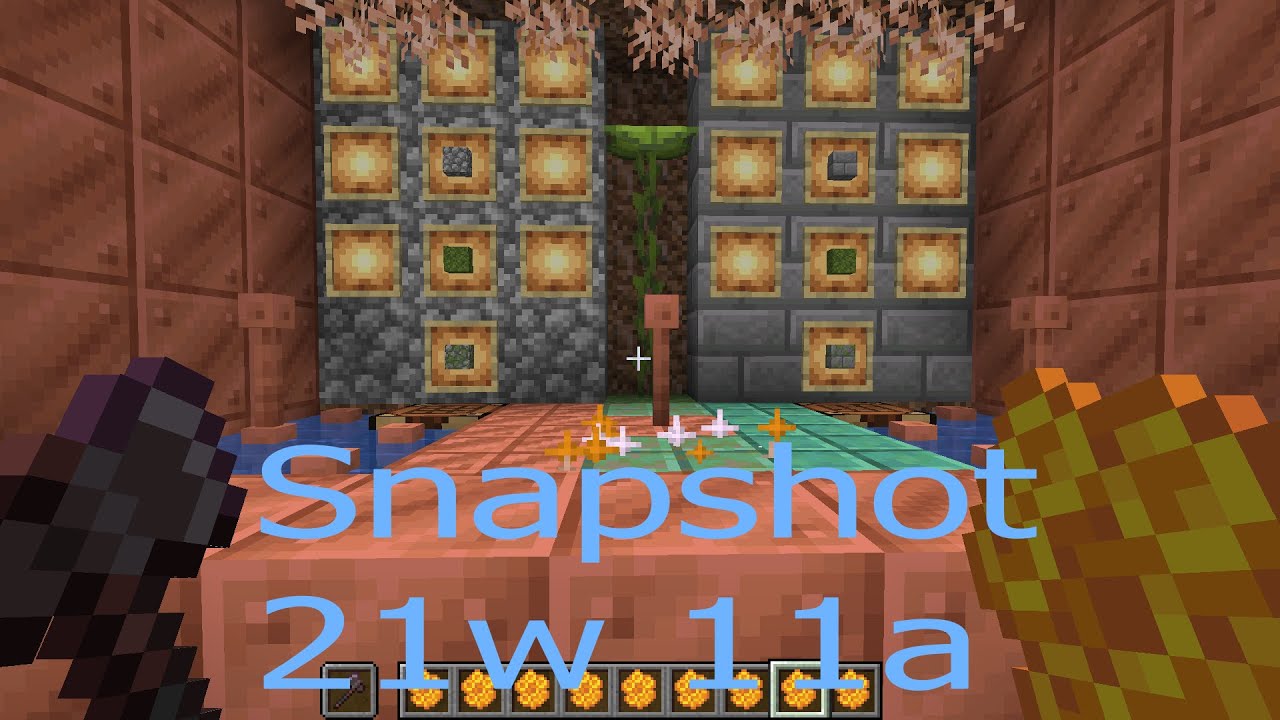 Minecraft Snapshot 21w 11a - YouTube