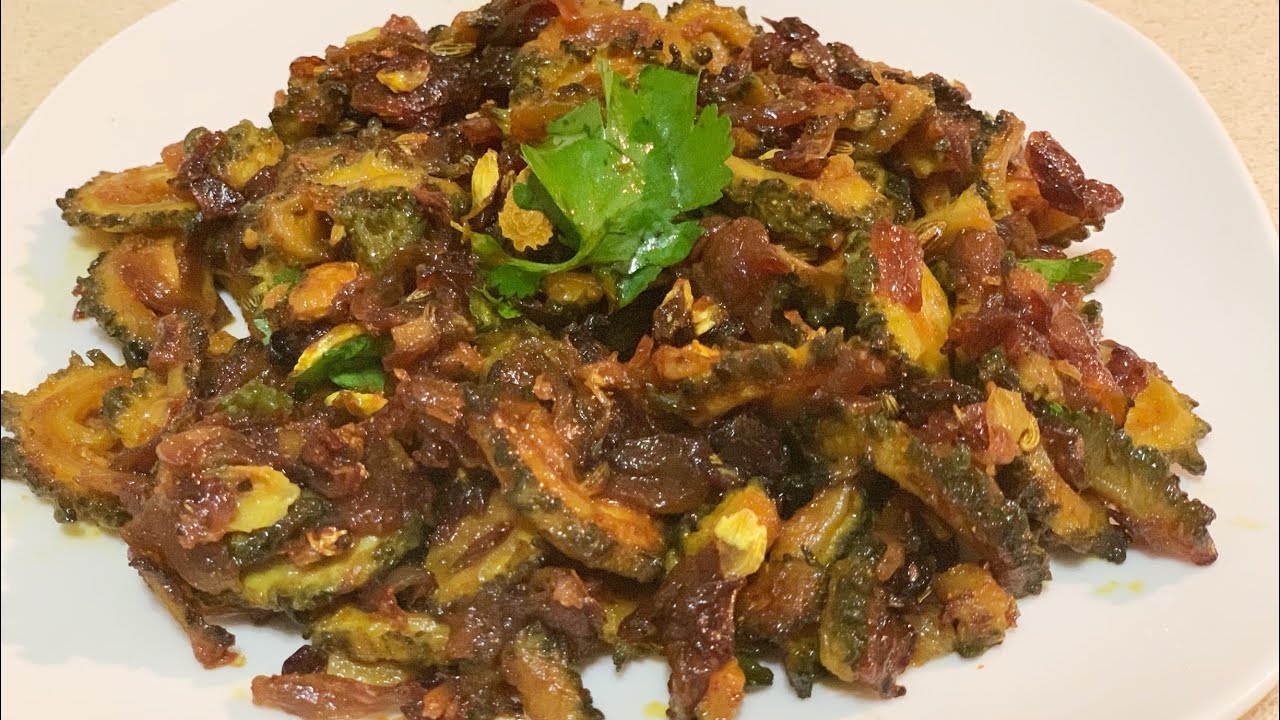 करेले की सब्जी ढाबा style | bitter gourd sabzi recipe | karele ki sabzi ...
