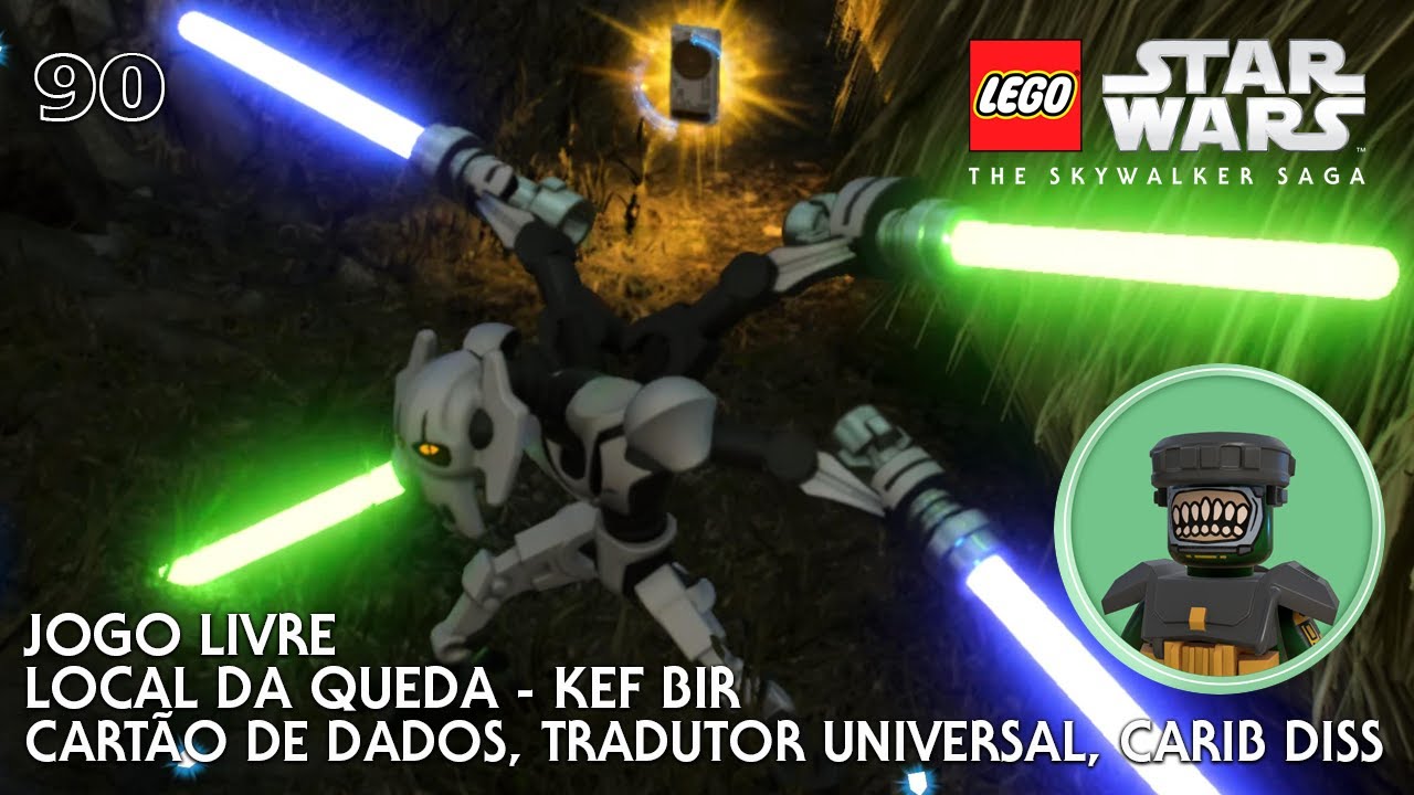 LEGO® Star Wars™: A Saga Skywalker #90 CARTÃO DE DADOS LOCAL DA QUEDA ...