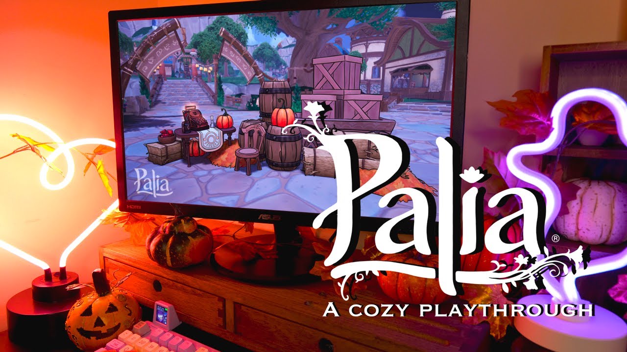 decorating my Palia house! fall update, basic furniture & more ...