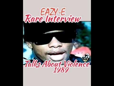 Eazy-E Rare Interview talks about not Promoting Violence 1989 #eazye # ...